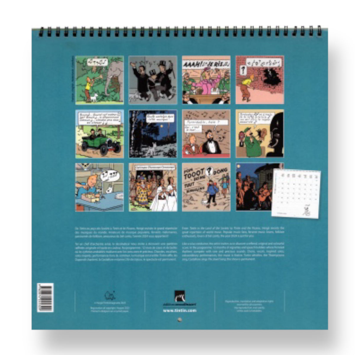 Tintin (Tim & Struppi) - Calendar 2024 – postkartenladen